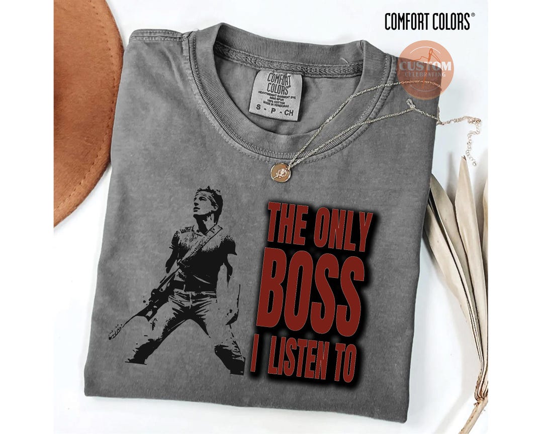 Comfort Colors Bruce Springsteen T-shirt: the Boss, Born to Run Graphic ...