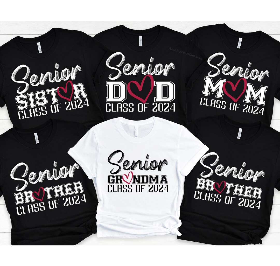 Custom Family Matching Graduation Shirt, Senior Personalized Family ...