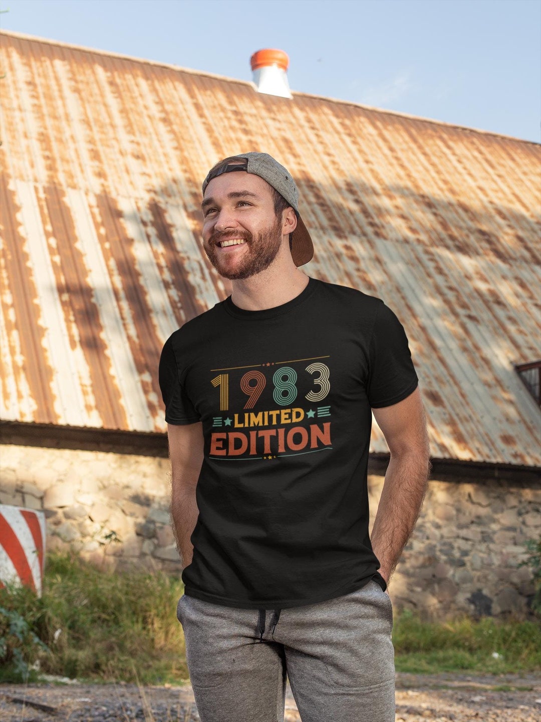 Vintage 1983 Graphic Tee: Retro Birthday Gift - Etsy