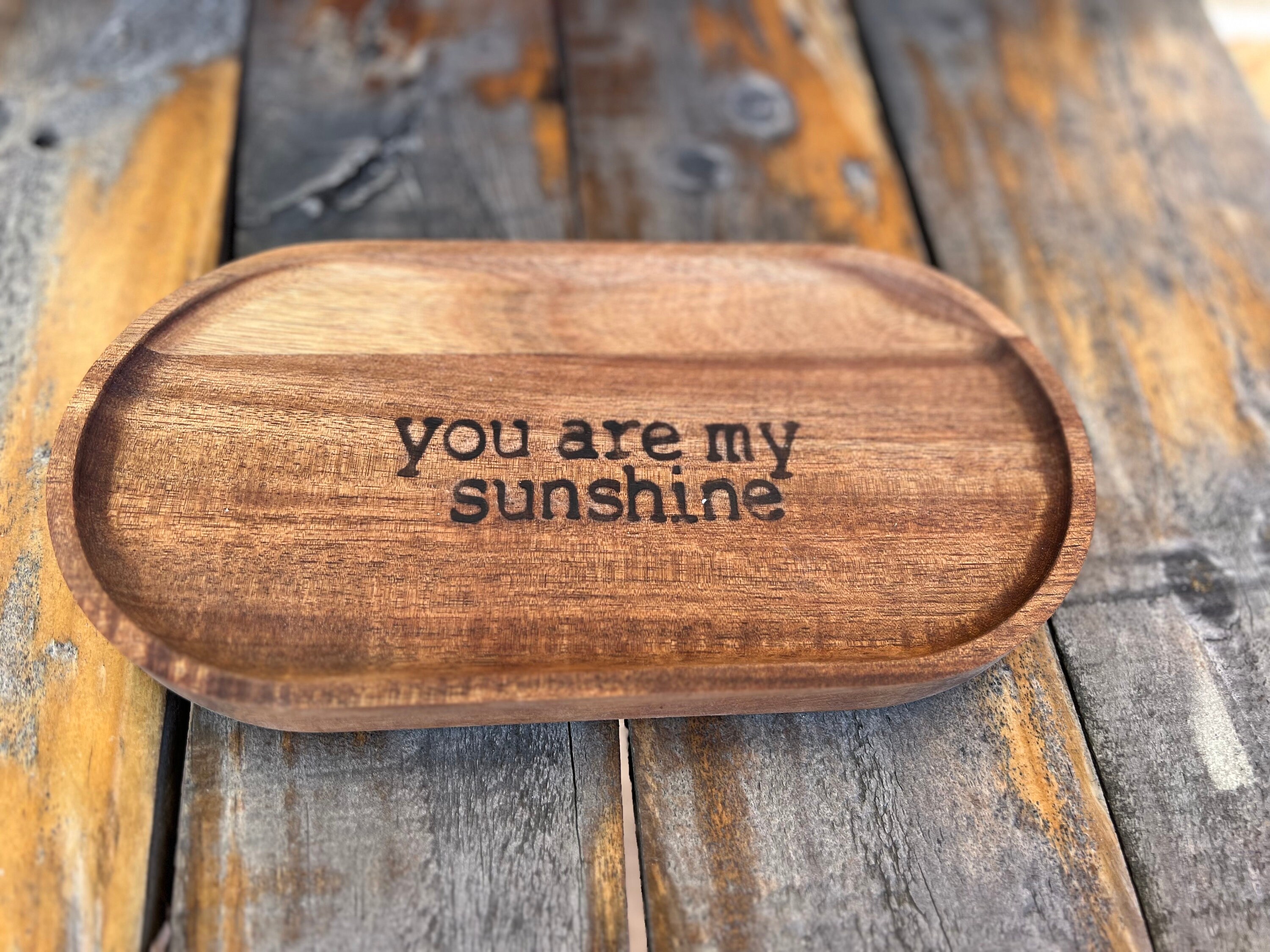Engraved Wooden Tray/jewelry Tray/catchall Tray - Etsy