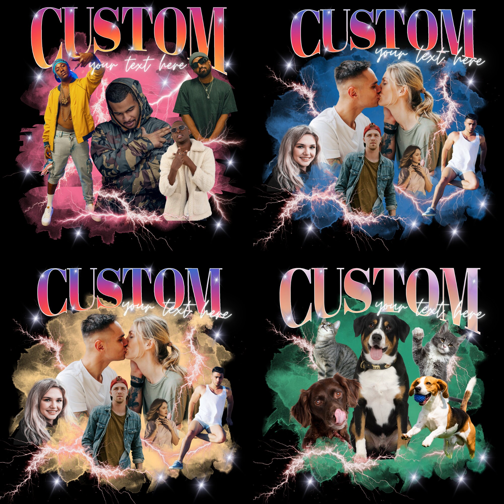 Bootleg Design Canva Template With Instructions | Trendy Bootleg Design ...