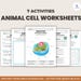 Animal Cell Worksheets Fun and Engaging Science Activities Homeschool ...
