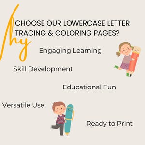 Lowercase Letter Tracing & Coloring Pages Printable Worksheets for ...
