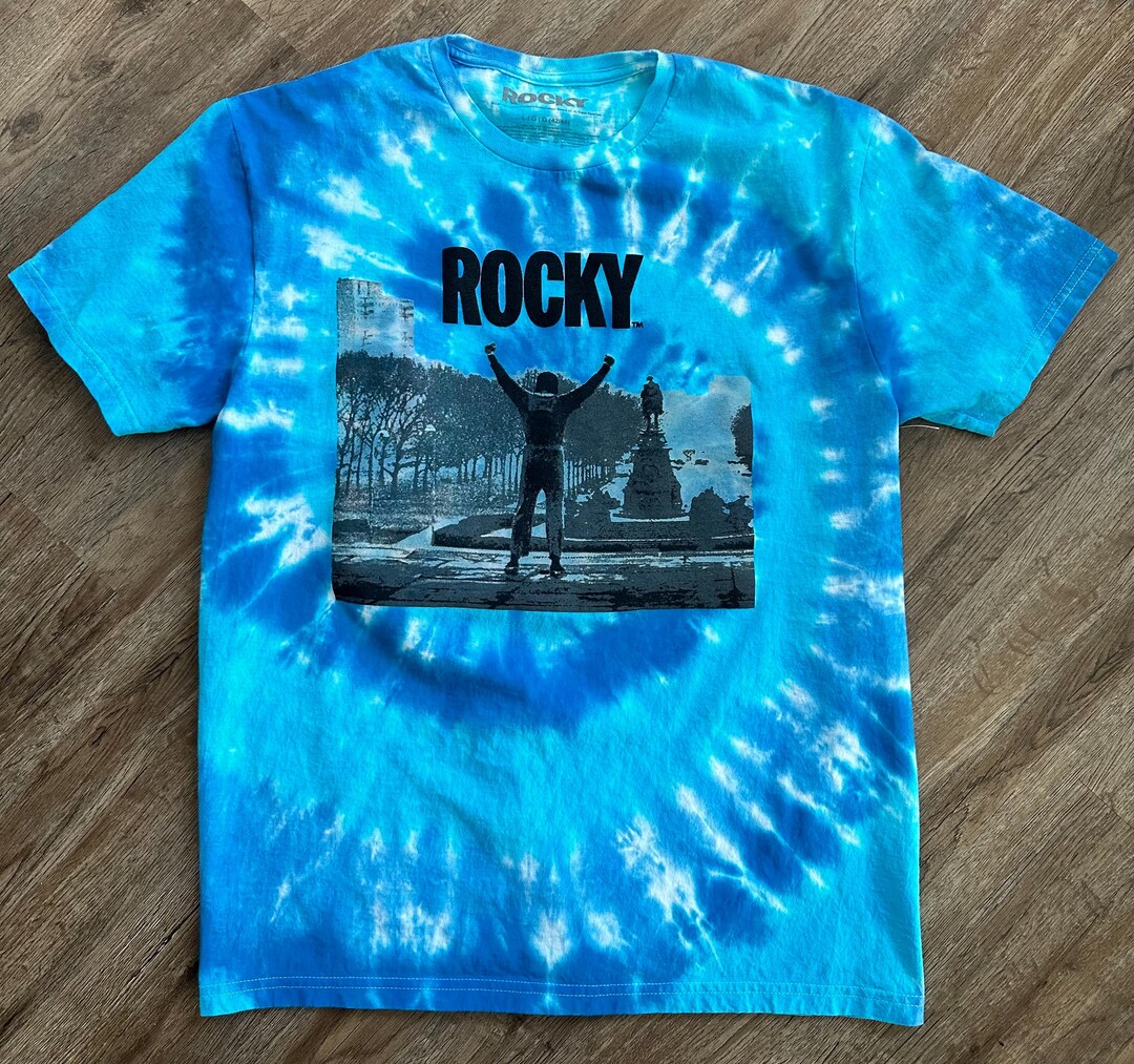 Custom Made to Order Rocky Balboa Tie Dyed T Shirt, Rocky Balboa Shirt ...