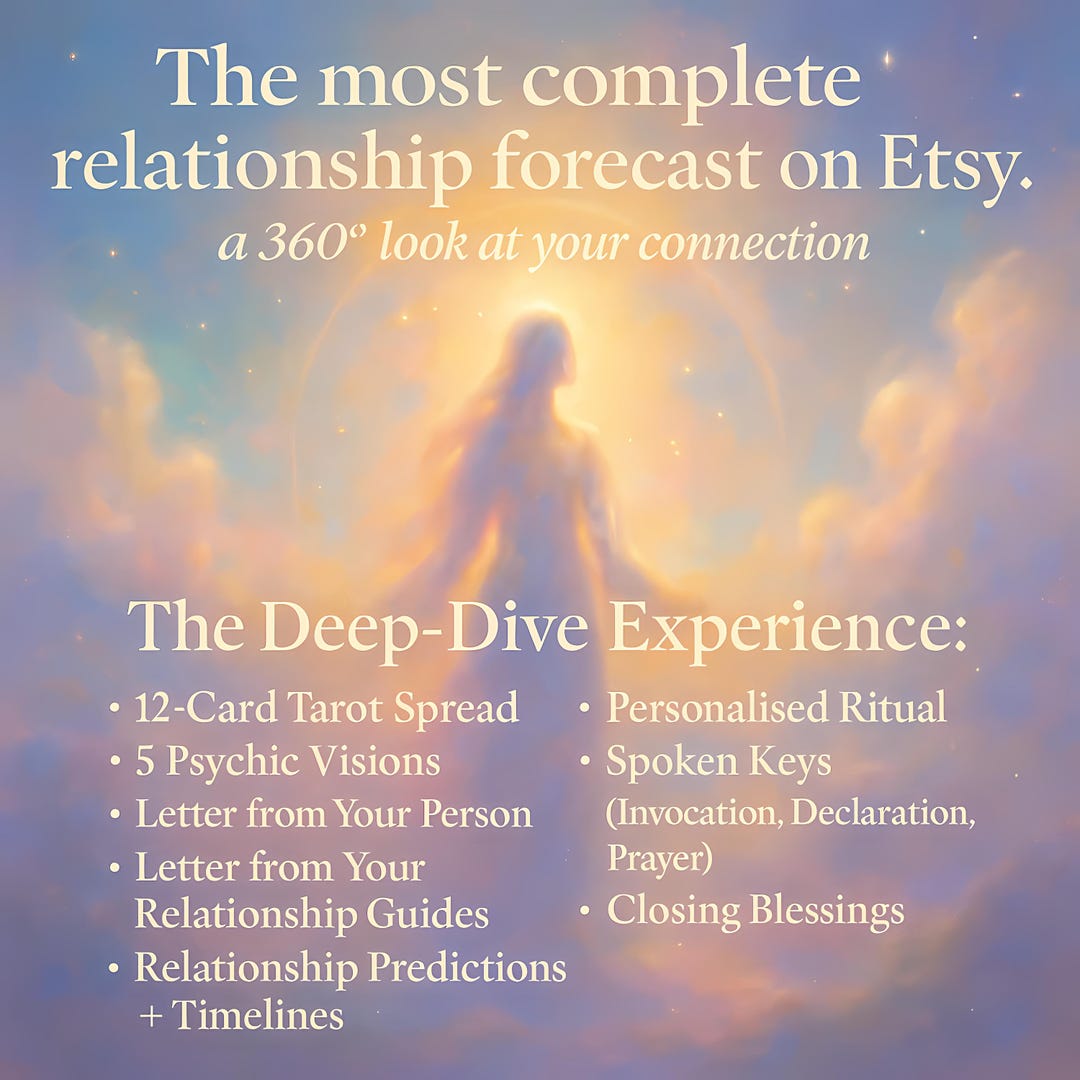Deep Dive Relationship Psychic Reading | Tarot + Channelled Letters ...