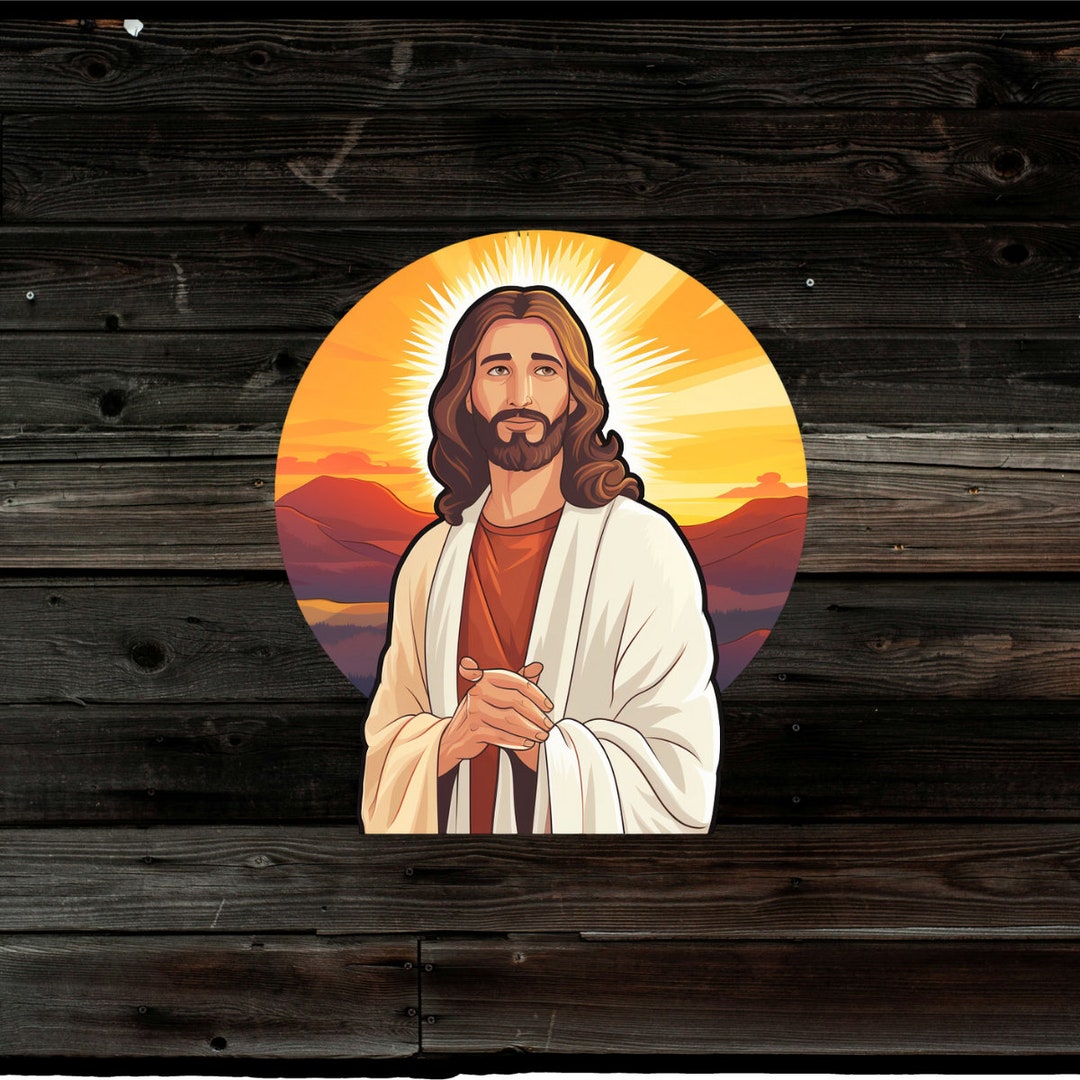 Our Lord and Savor Jesus Christ Vinyl Sticker - Etsy