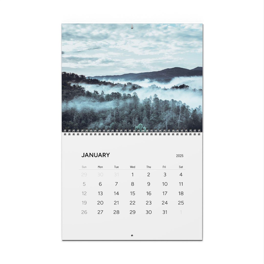 2025 Wall Calendar Scenic Photographs for Home Office Decor, Gift for ...