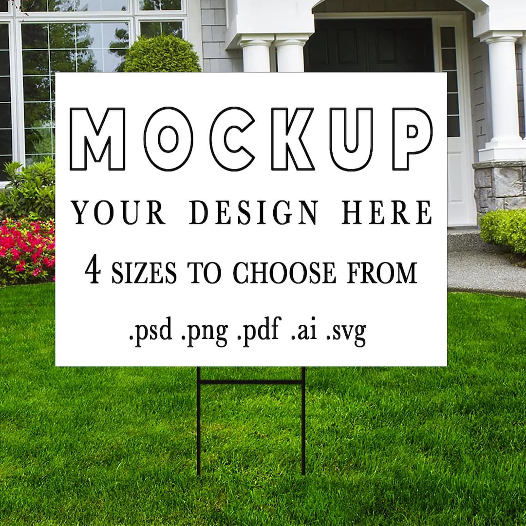 Custom Design Yard Sign Corrugated Coroplast Lawn Sign, Custom Lawn ...