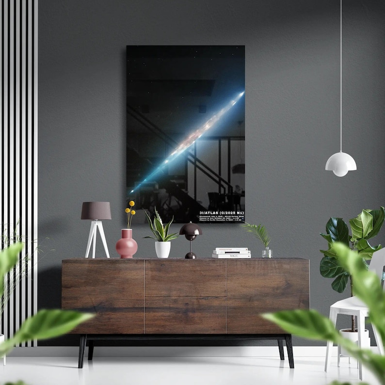 3I/ATLAS Interstellar Comet Wall Art | Cosmic Space Decor | Astronomy ...