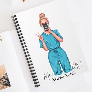 Personalized Nurse Notebook for Nursing Student Graduation Gift for RN ...