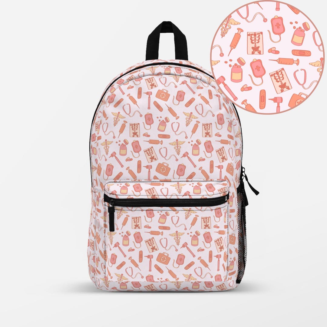 Medical Nurse Backpack Cute Nurse Hospital Bag for Medical Assistant ...