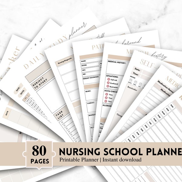 Nurse Planner - Etsy