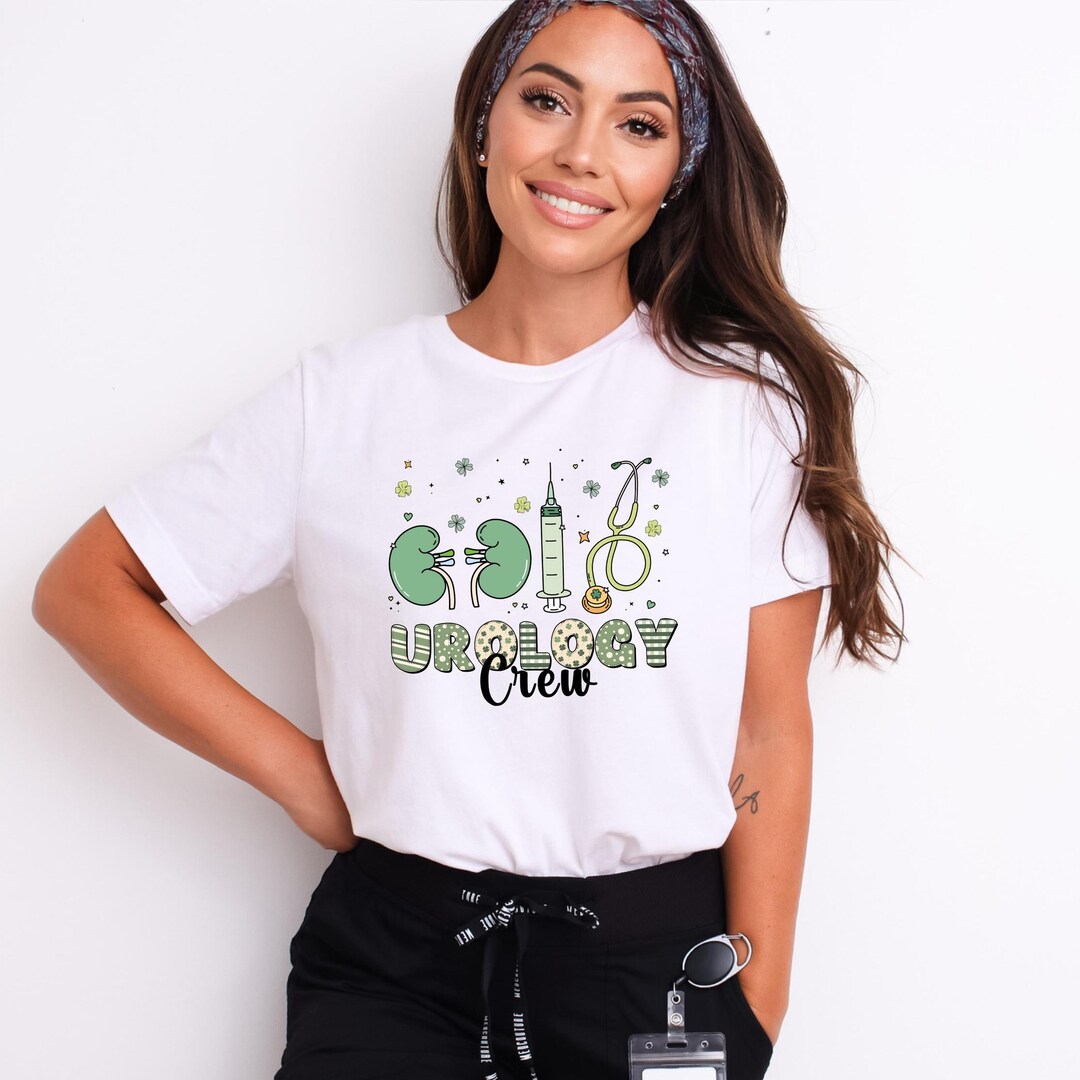 St Patricks Day Urology Shirt Urology Crew Tshirt for Urology Nurse ...