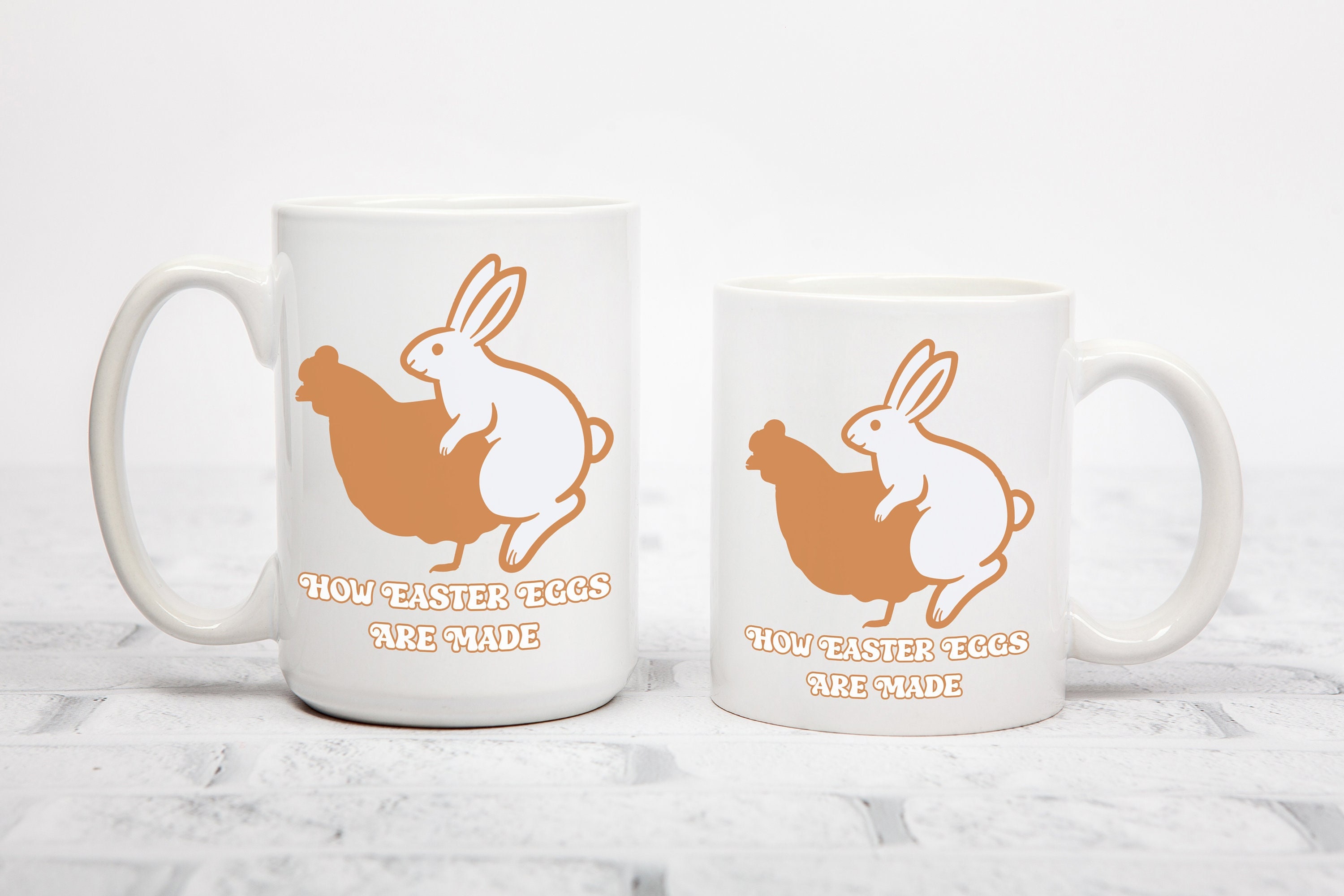 Bunny Mug Easter Gift for Easter Funny Mug 11oz Coffee Mug Funny Easter ...
