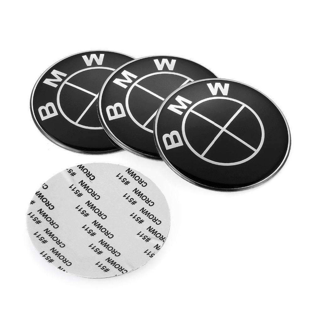 4 X BMW M SPORT Wheel Centre Caps Stickers 56mm 60mm 65mm Only Sticker ...