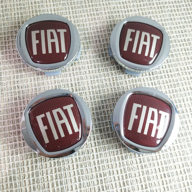 4pcs FIAT 60mm for Fiat 500 Wheel Center Hub Caps Rims Dust proof Hubcaps Emblem for Punto Stilo Bravo Ducato Freemont 124 600 Chrome Red Etsy