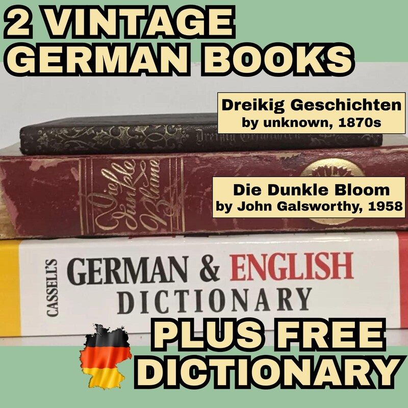 Antique German Books - Etsy