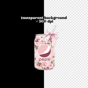 Coquette Pepsi & Pepsi Max Can PNG Pepsi PNG Pepsi Soda Can With Bow ...
