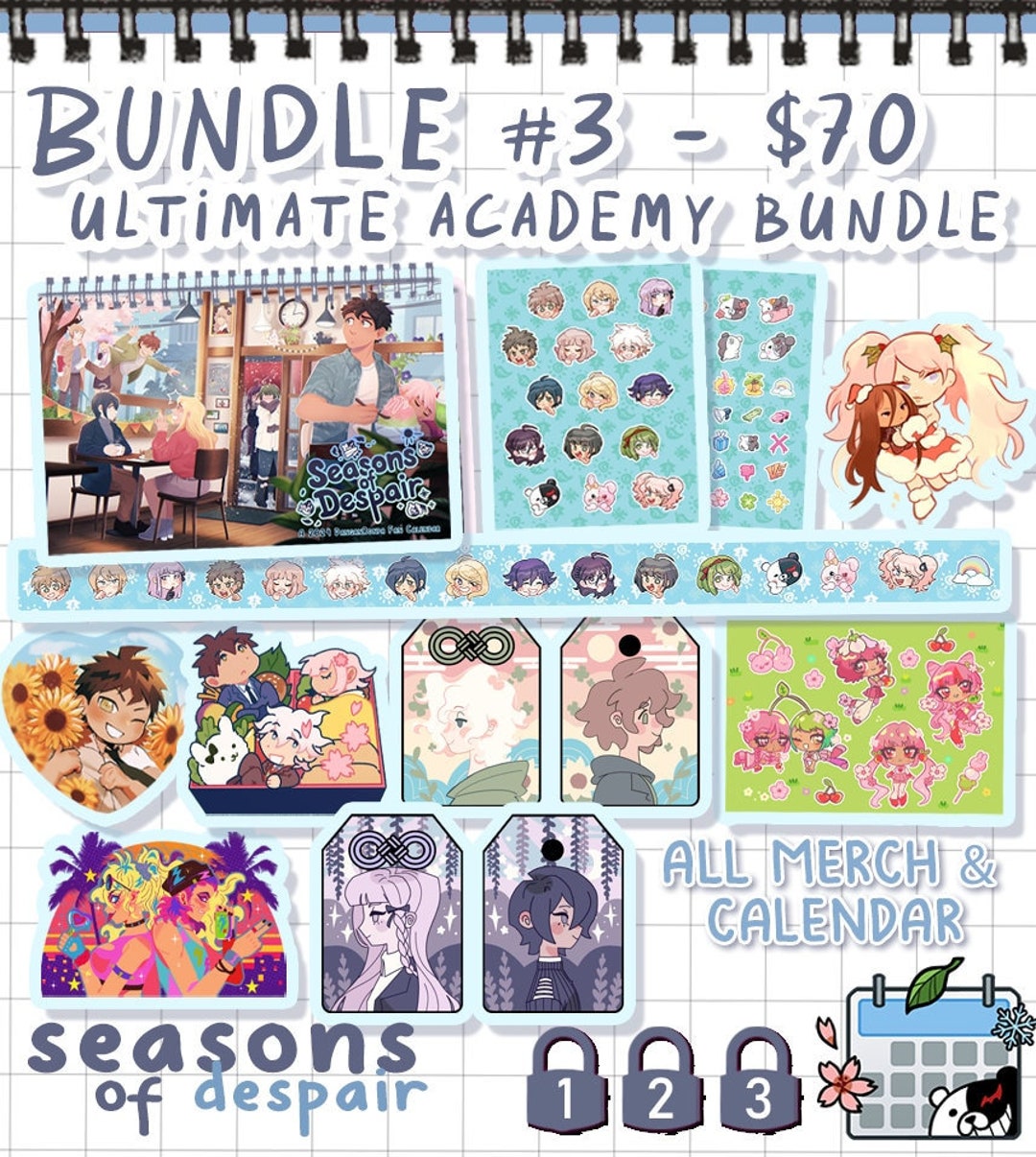 Danganronpa Seasons of Despair 2024 Calendar - Etsy
