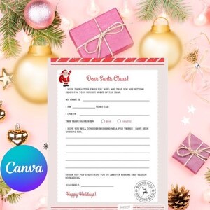 Santa Wish List - Etsy