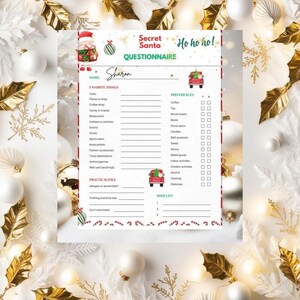 Santa Wish List - Etsy