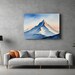 Watercolor Mountain Landscape Canvas: Alpine Peaks Wall Art - Etsy