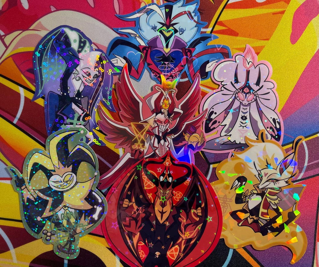 Seven Deadly Sins -HELLUVA BOSS- Stickers - Etsy