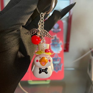 Lucifer Duck Keychain | Hazbin Hotel | Made to Order - Etsy