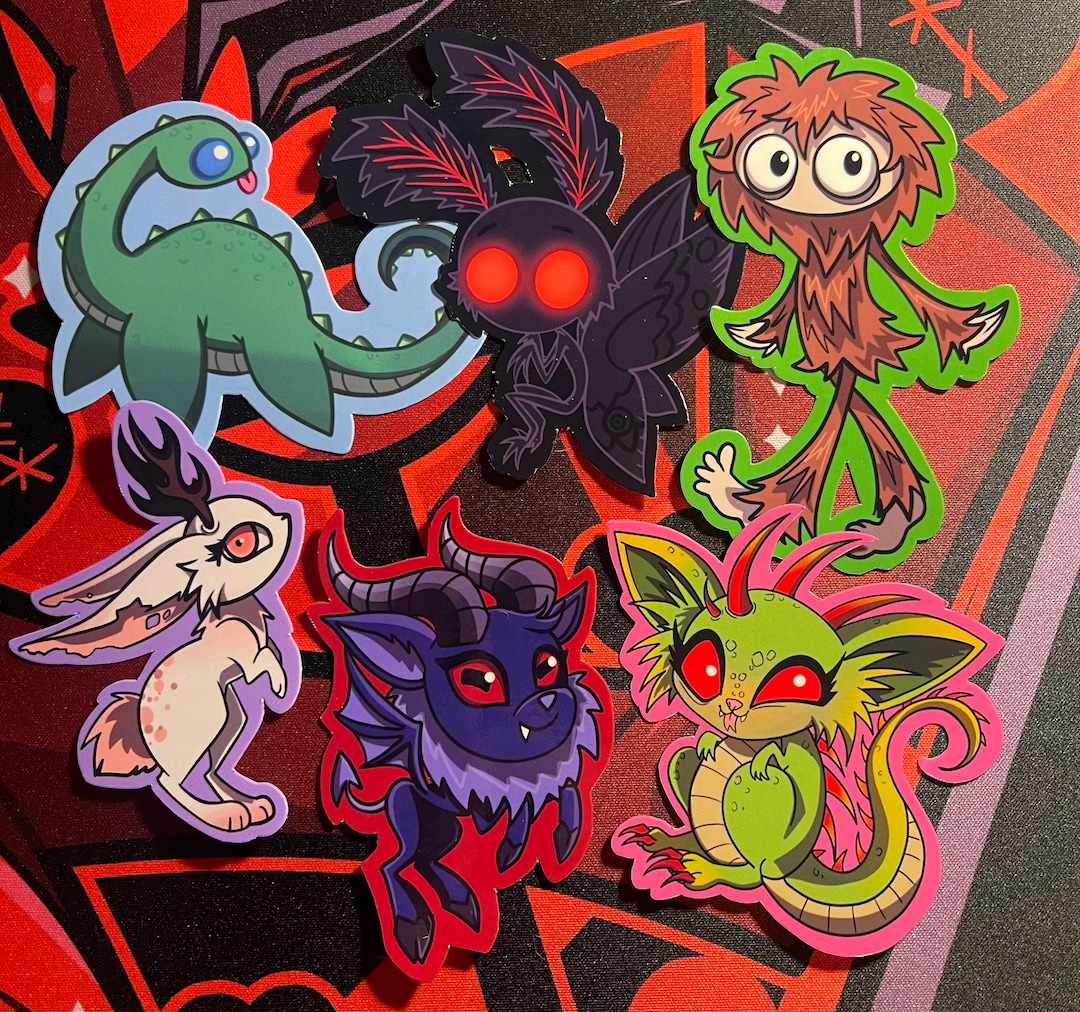 Cutie Cryptids Stickers - Etsy
