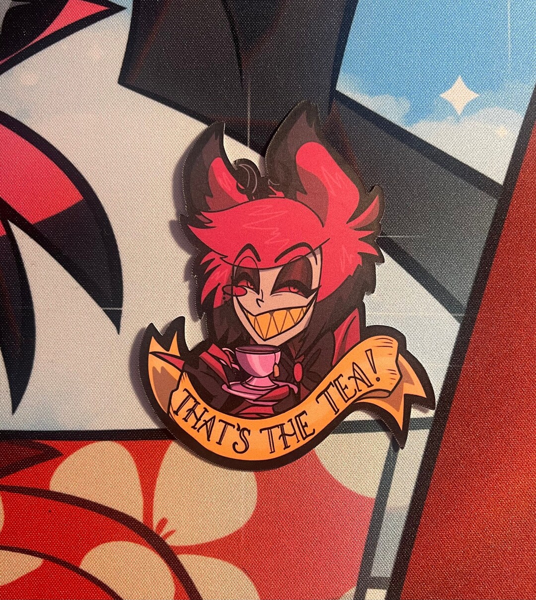 Thats the Tea hazbin Hotel Alastor Sticker - Etsy