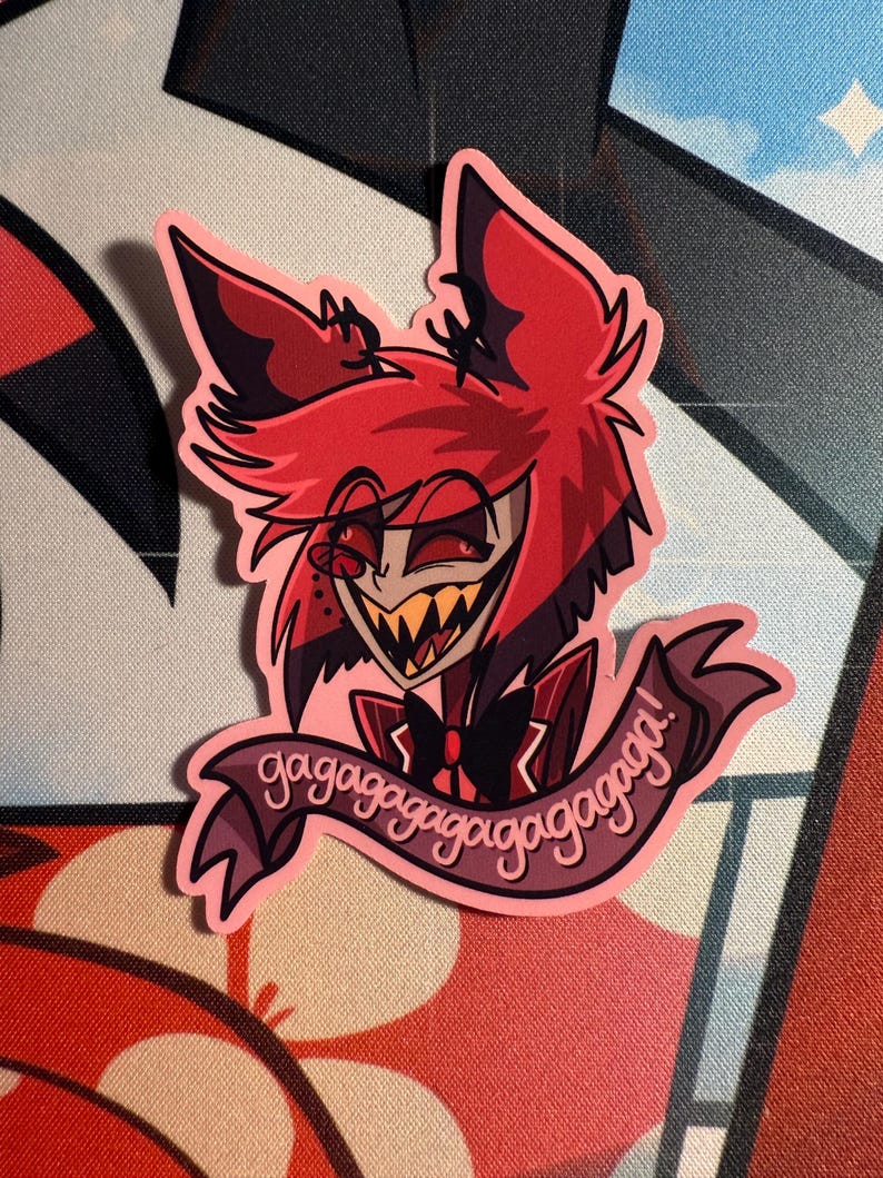 Gagagagagagaaaaaa! JP Alastor || Hazbin Hotel Season 2 Inspired Vinyl ...