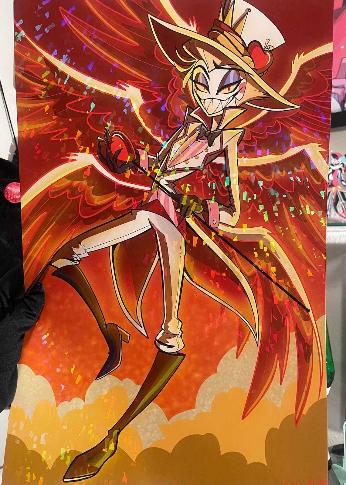 Lucifer Morningstar - Hazbin Hotel Art Print - Etsy UK