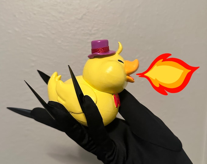 The Magictastical, Backflipping Rubber Duck! | Lucifer’s Duck | Hazbin Hotel | Made to Order! - Etsy