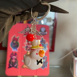 Lucifer Duck Keychain | Hazbin Hotel | Made to Order - Etsy