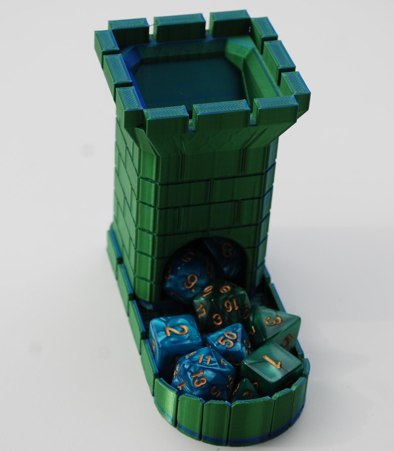 3D Printed Dice Tower. Bring a 3rd Dimension to Your Role Playing With ...