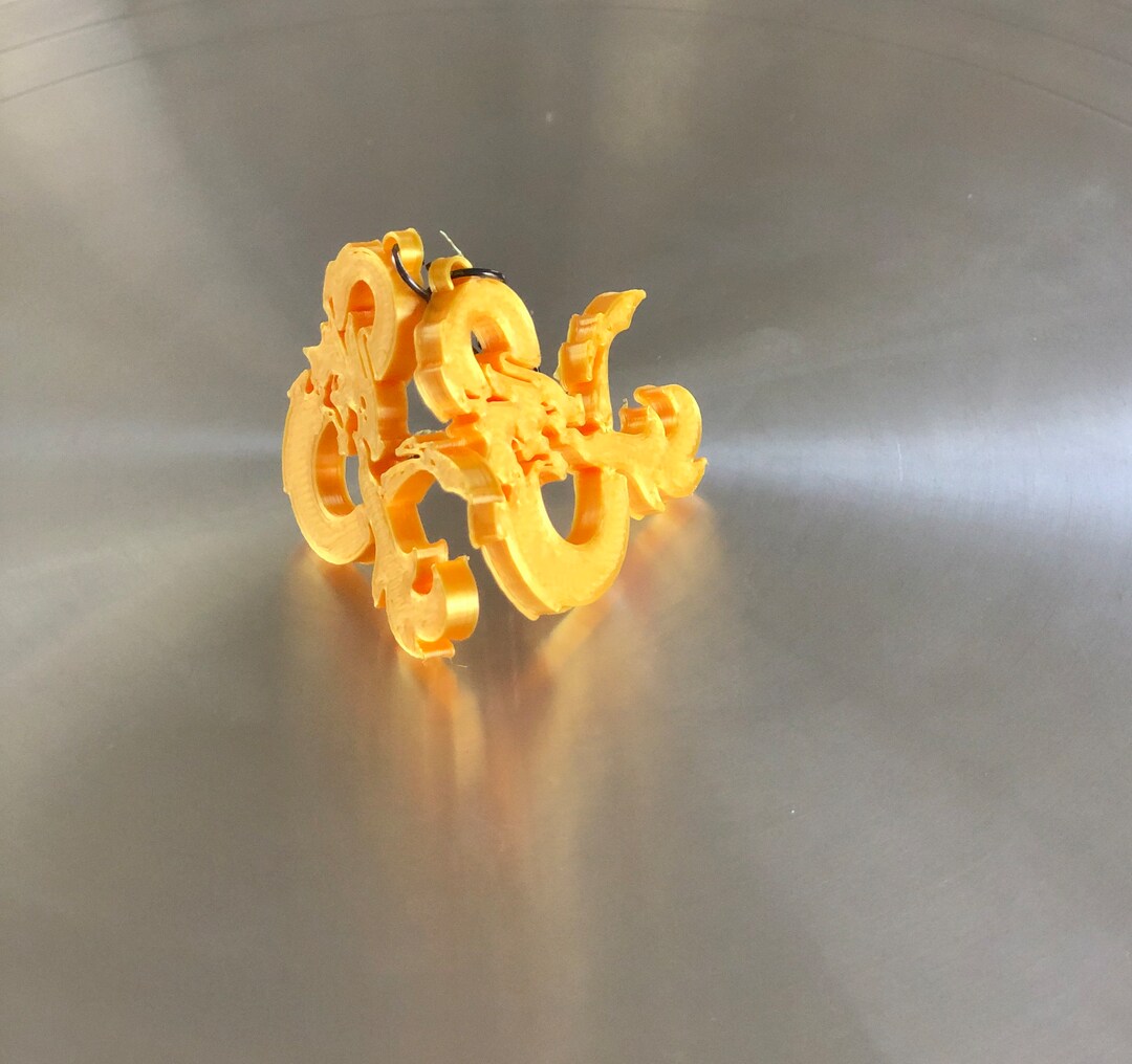 3D Printed DND Earrings. as Fiction Meets Jewelry a Unique Piece of ...