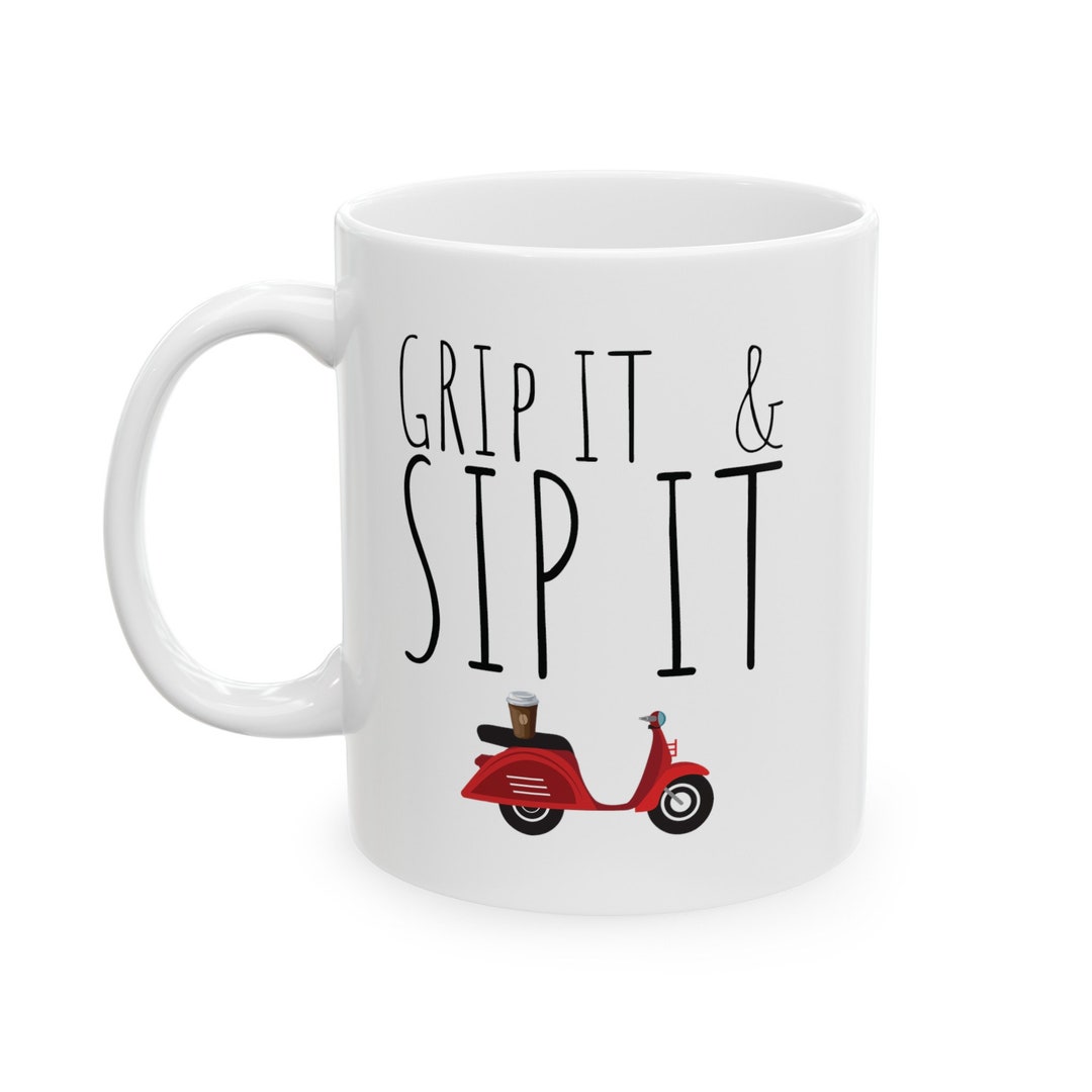 Scooter Coffee Mug, Coffee Enthusiast, Coffee Gift, Funny Cup - Etsy