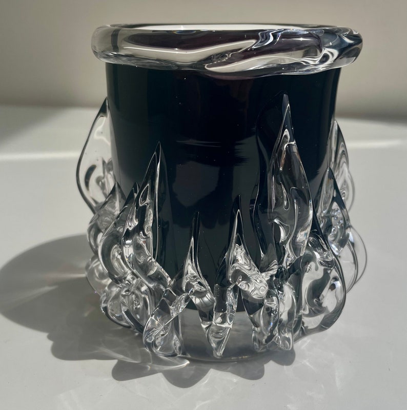 Ion Tamaian, Art Glass Vase,kunstglasvase - Etsy