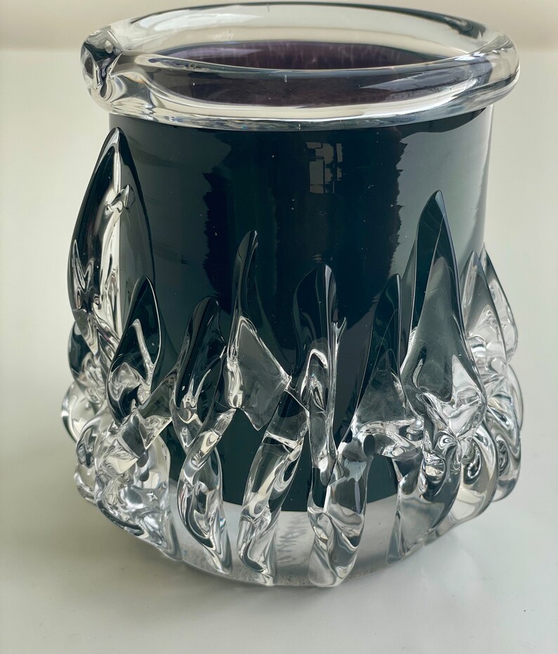Ion Tamaian, Art Glass Vase,kunstglasvase - Etsy