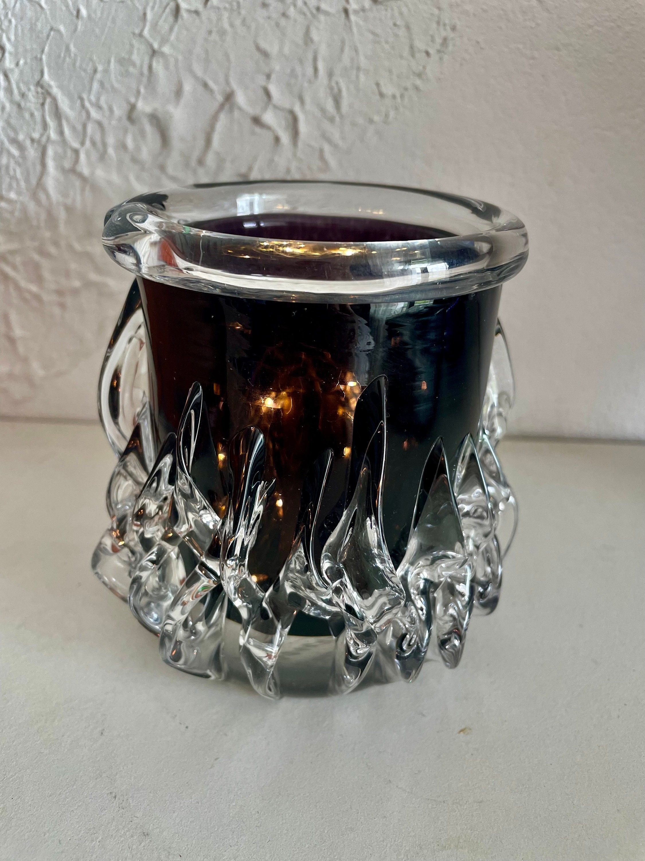 Ion Tamaian, Art Glass Vase,kunstglasvase - Etsy