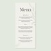 Wedding Menu Template - Editable and Printable Wedding Menu - Provence ...