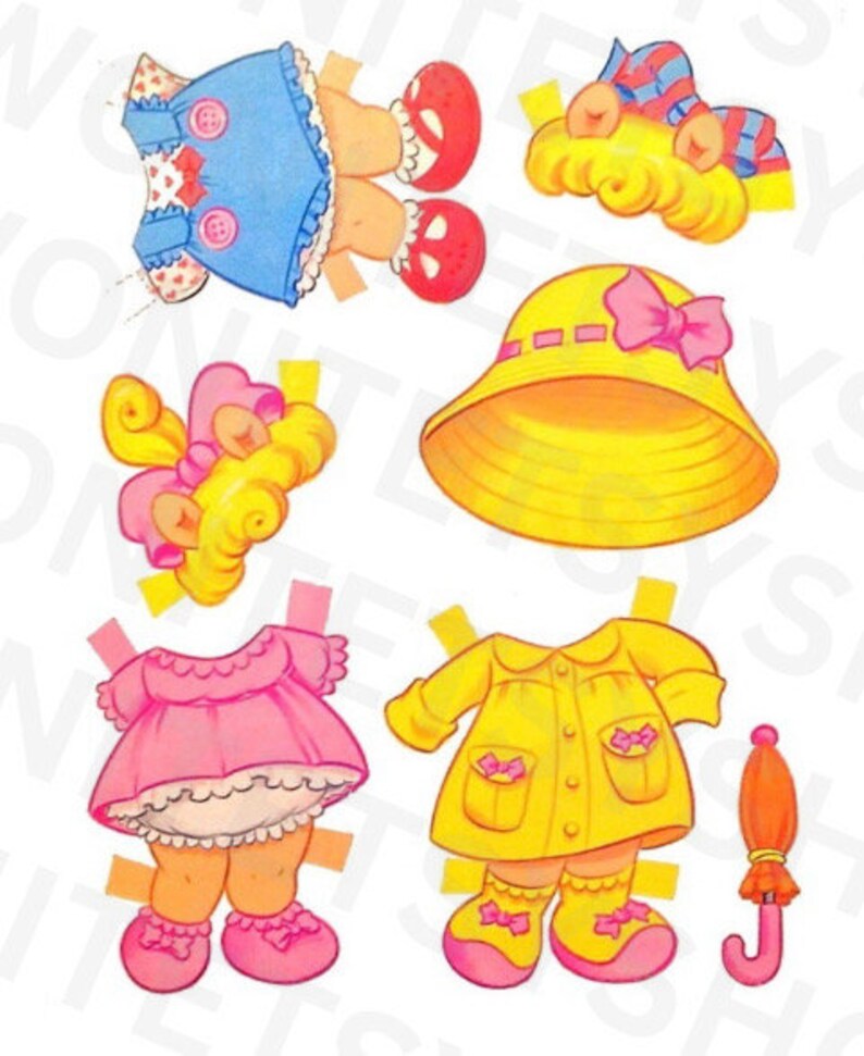 Mrs. Piggy BUNDLE Paper Doll Printable Digital Download Scrapbook and ...