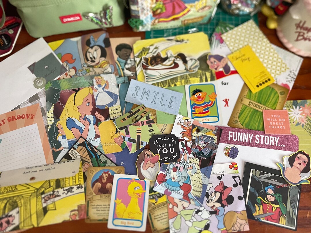 Colorful Ephemera stickers, Cards, Pins, Clips, More - Etsy