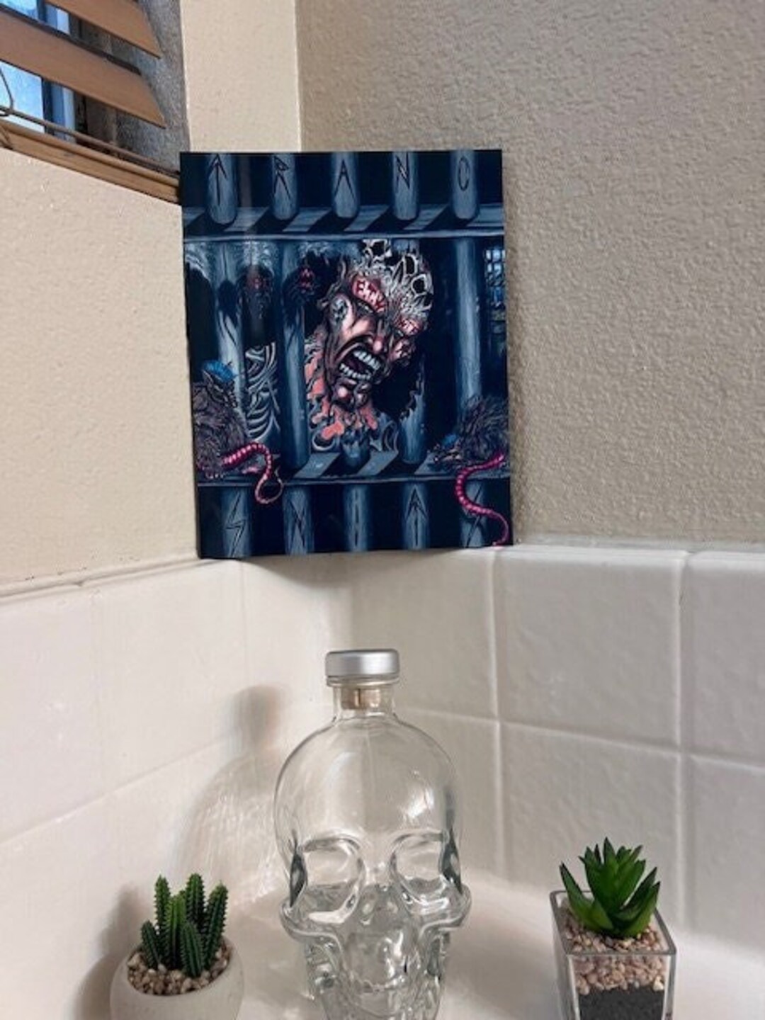 W.T.F F.T.W Horror Art, Prison Art, Punk Rock Art - Etsy