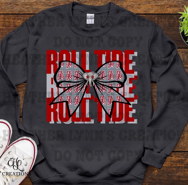 Alabama “roll Tide” Stacked Design – Digital Download Only - Etsy