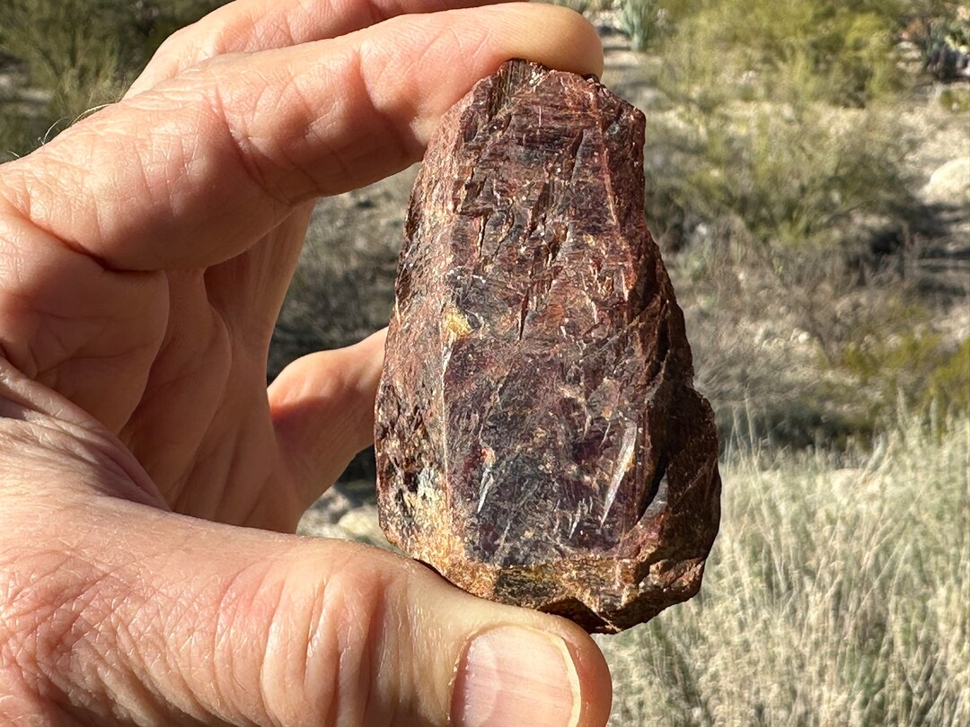 Large Monazite From Madagascar Many Faceted, Lustrous Red Rich in Th, Y ...