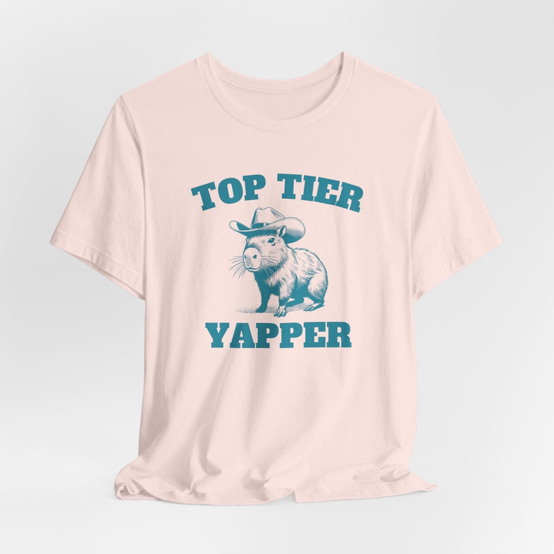 Top Tier Yapper Shirt, Meme T Shirt, Retro Cartoon T Shirt, Yapping ...