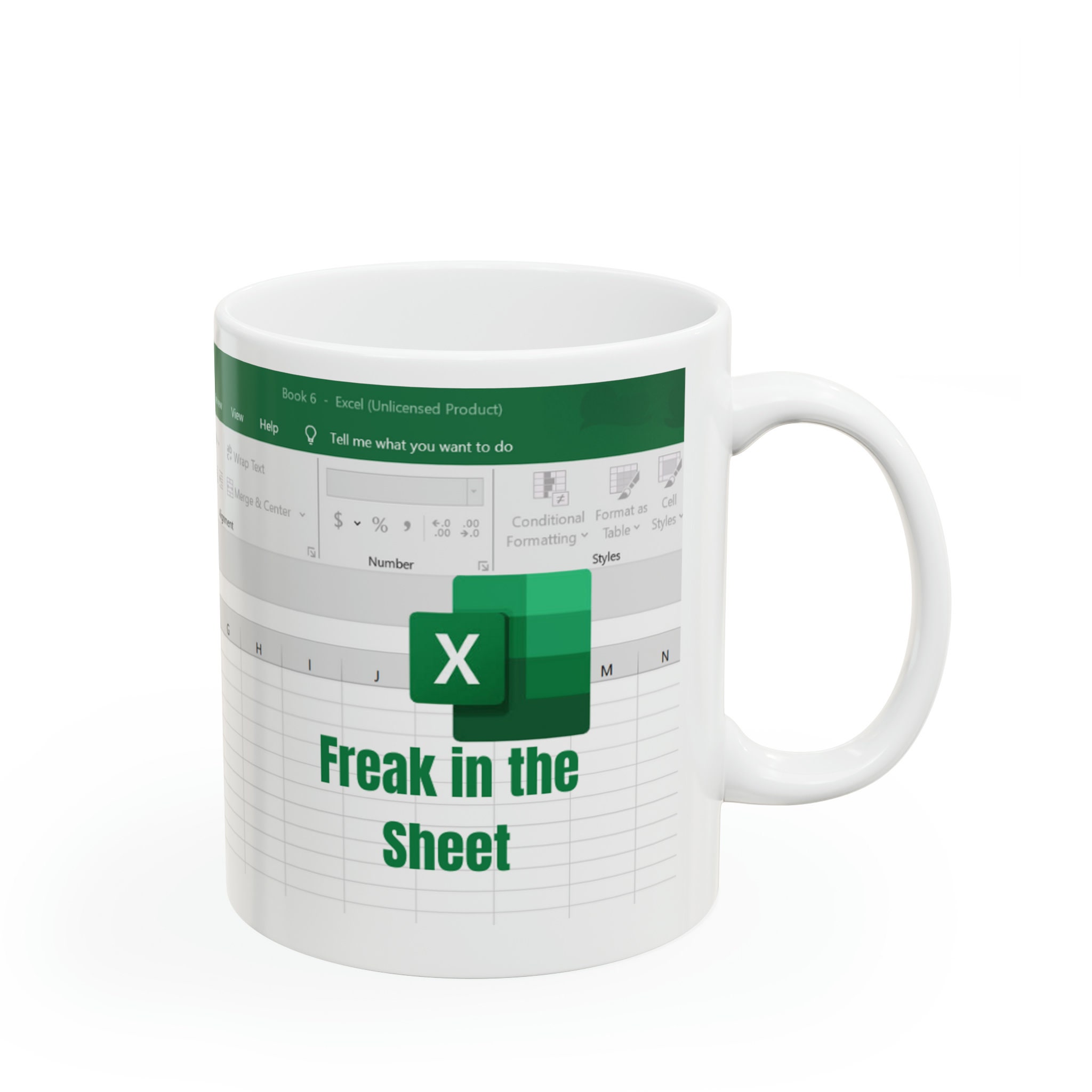 Freak in the Sheets Mug | Funny Excel Spreadsheet Mug - Etsy