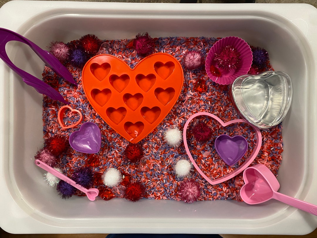 Sensory Bin Valentine’s Day Sensory Kit Preschool Toddler Fine Motor ...