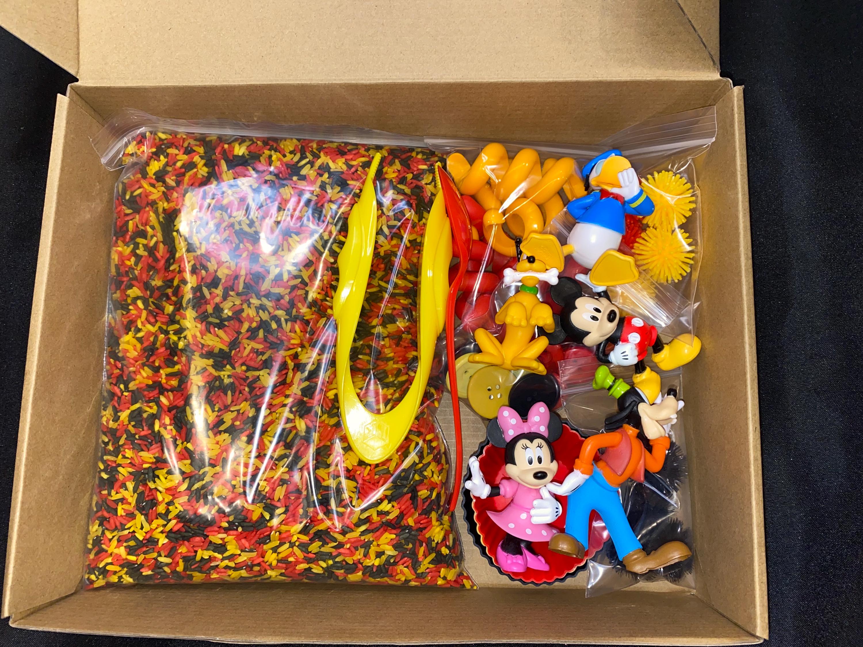 Mickey Mouse Sensory Bin Mickey Sensory Kit Kids Fine Motor Preschool ...